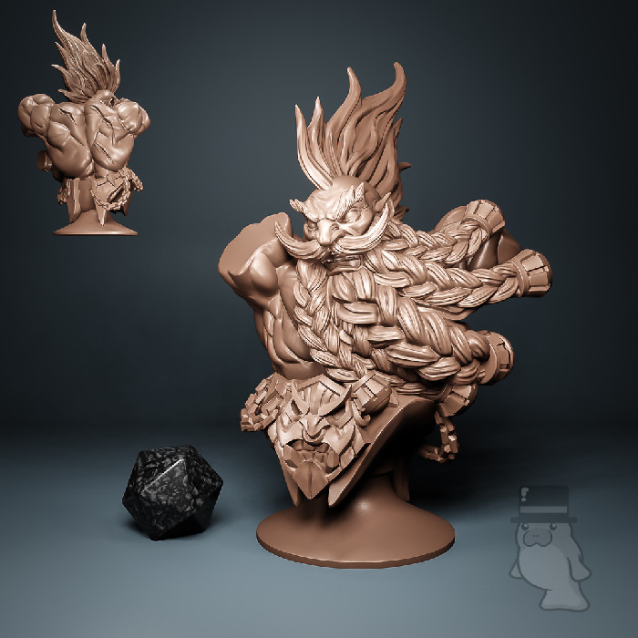 Gundrof Ragingfire - Collector Busts - Artisan Guild :: Mini Manatee New Zealand